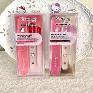 Hello Kitty | Makeup | Hello Kitty Glass Nail File Sets | Poshmark